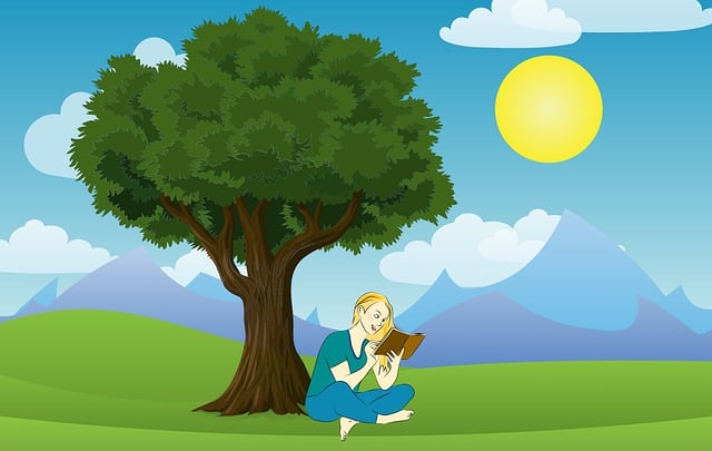 Reading Woman Tree - Free image on Pixabay