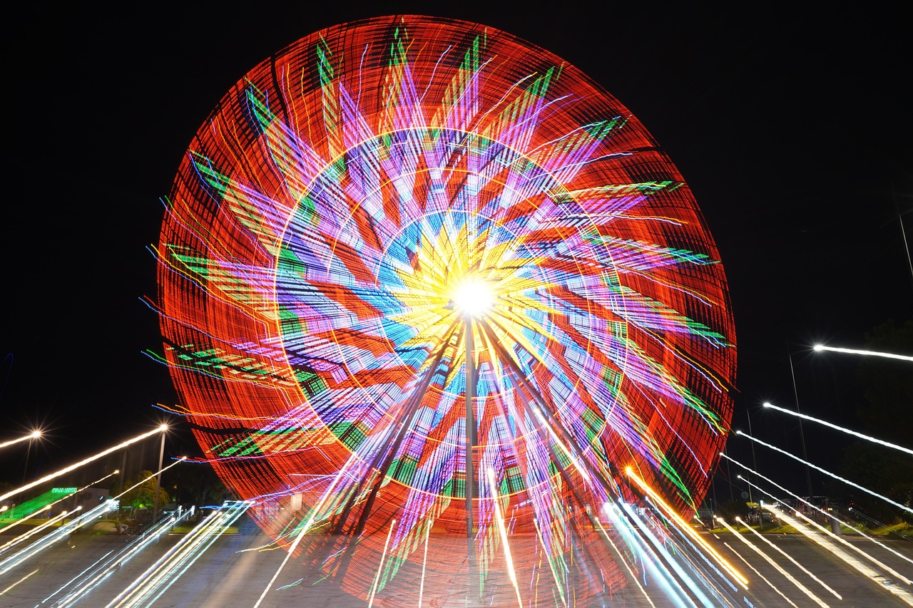 Colourful Ferris Wheel Photography