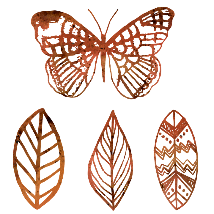 Butterfly Leaf Outline - Free image on Pixabay