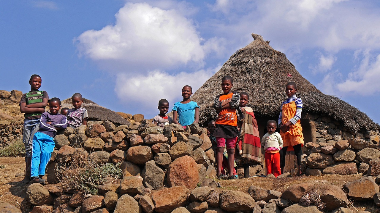 Lesotho Mountain Village Children - Free photo on Pixabay