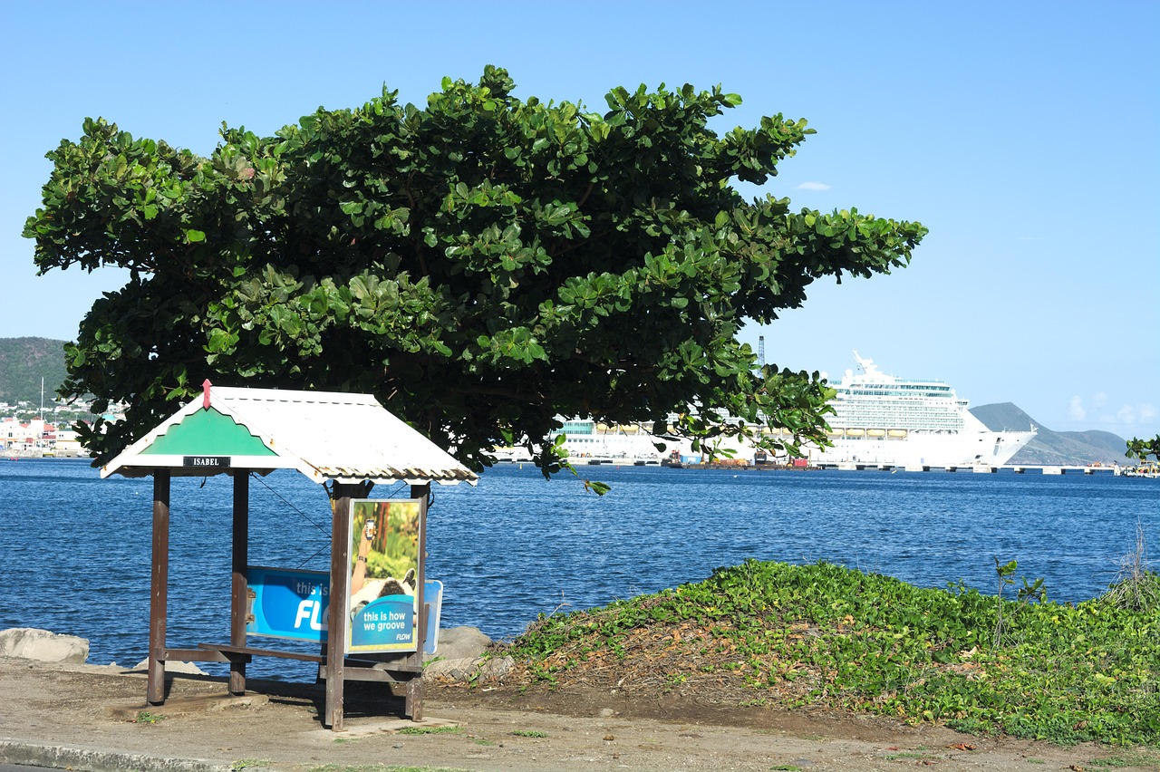 Caribbean Bus Stop Sea - Free photo on Pixabay
