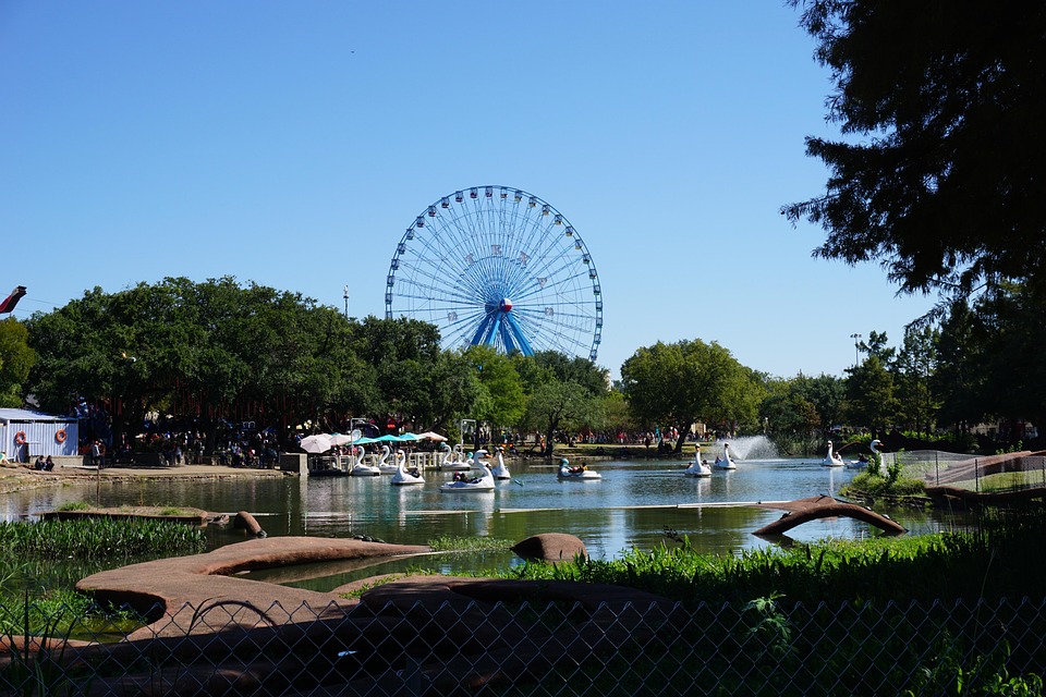 Ferris Wheel Fair Park Texas Swan - Free photo on Pixabay