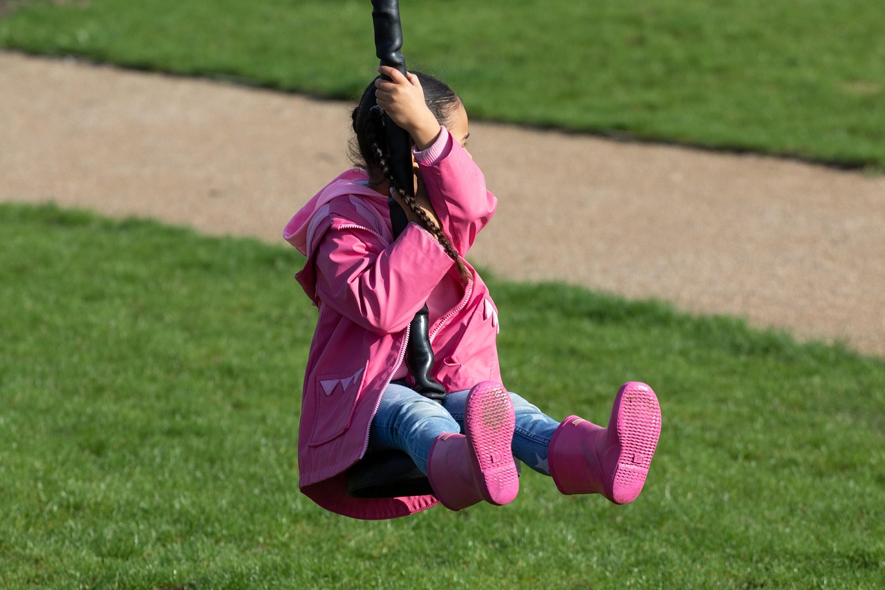 Girl On Swing Zip Wire - Free photo on Pixabay