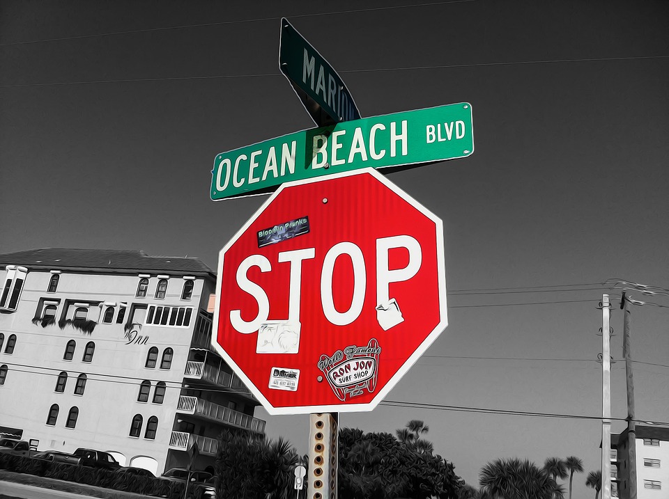 Señal De Stop Playa Florida - Foto gratis en Pixabay - Pixabay
