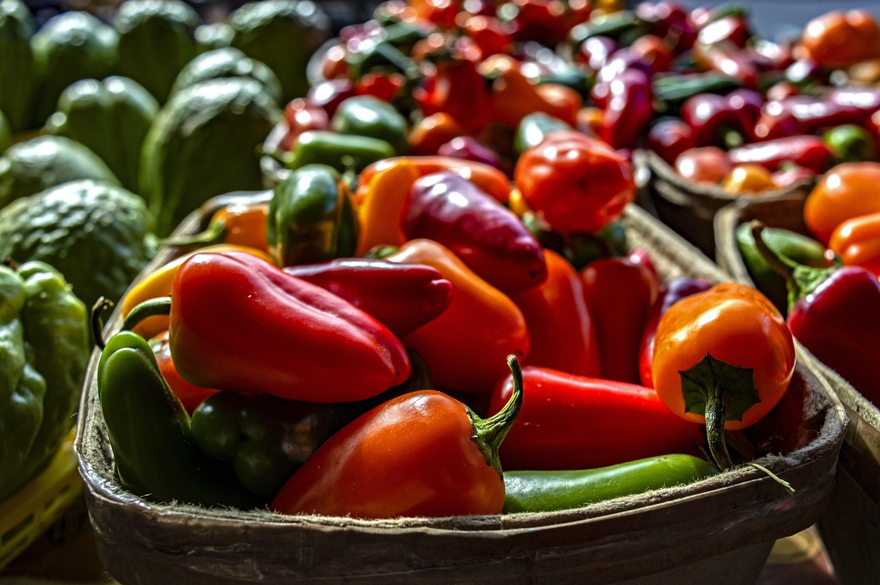 Peppers Vegetables Market Farmers - Free photo on Pixabay - Pixabay