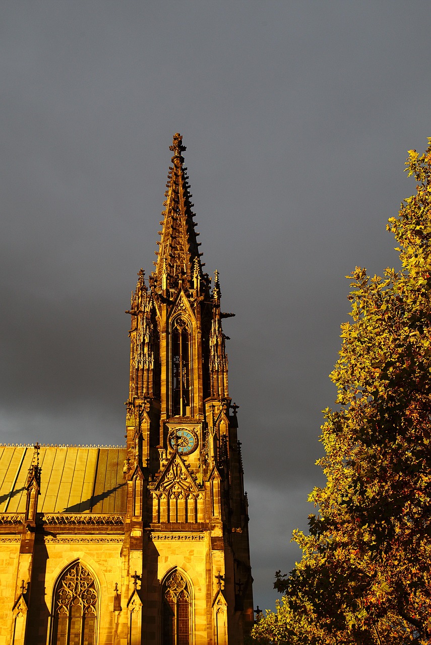 Kirche Herbst Baum - Kostenloses Foto auf Pixabay - Pixabay