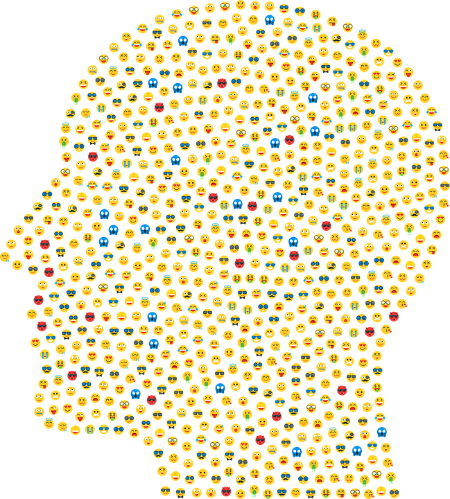 Cérebro Emoji Psicologia - Gráfico vetorial grátis no Pixabay - Pixabay