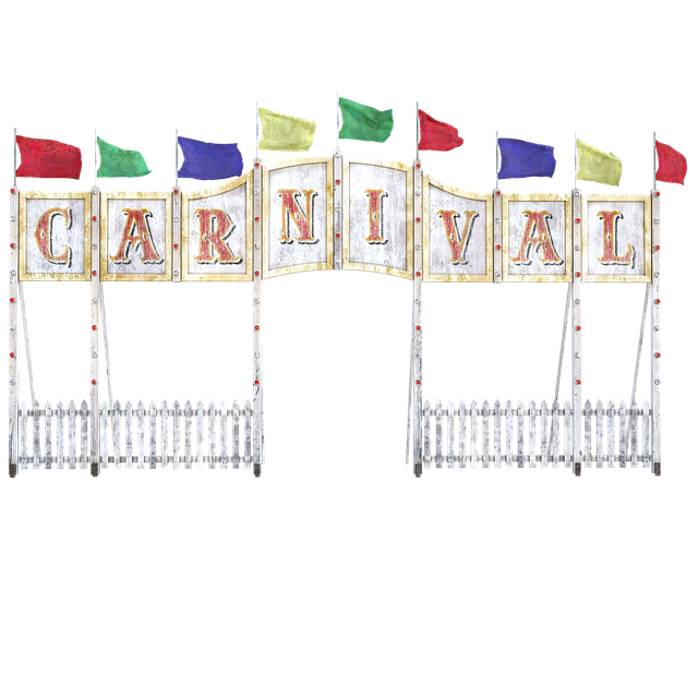 Download Carnival Entrance, Sign, Flags. Royalty-Free Stock ...
