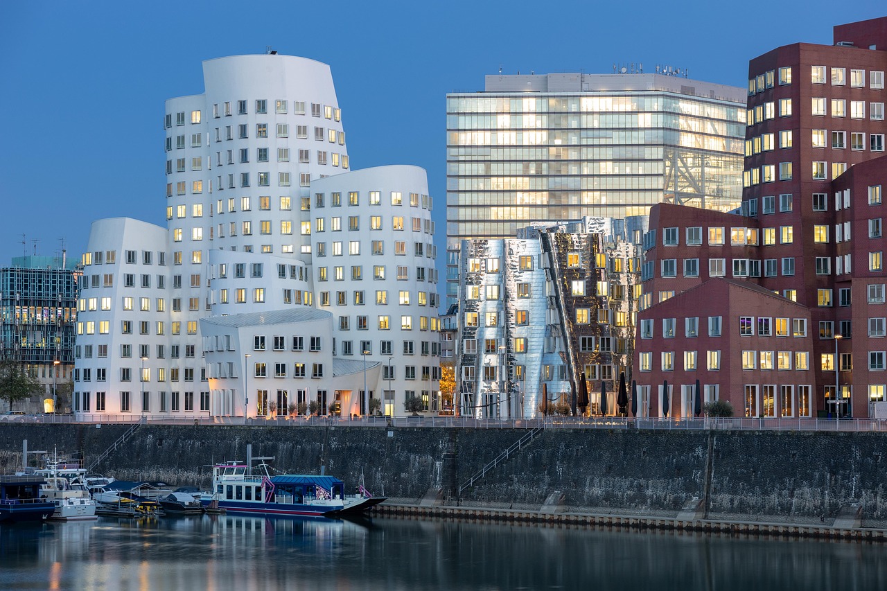 Düsseldorf Medienhafen Arkitektur - Gratis foto på Pixabay - Pixabay