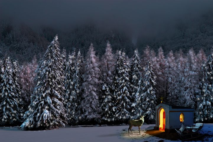 100+ Free Christmas Scene & Christmas Illustrations