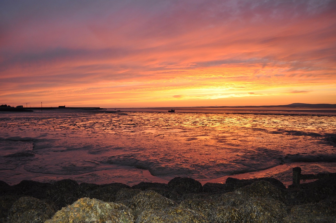 Sunset Morecambe Bay Setting Sun - Free photo on Pixabay