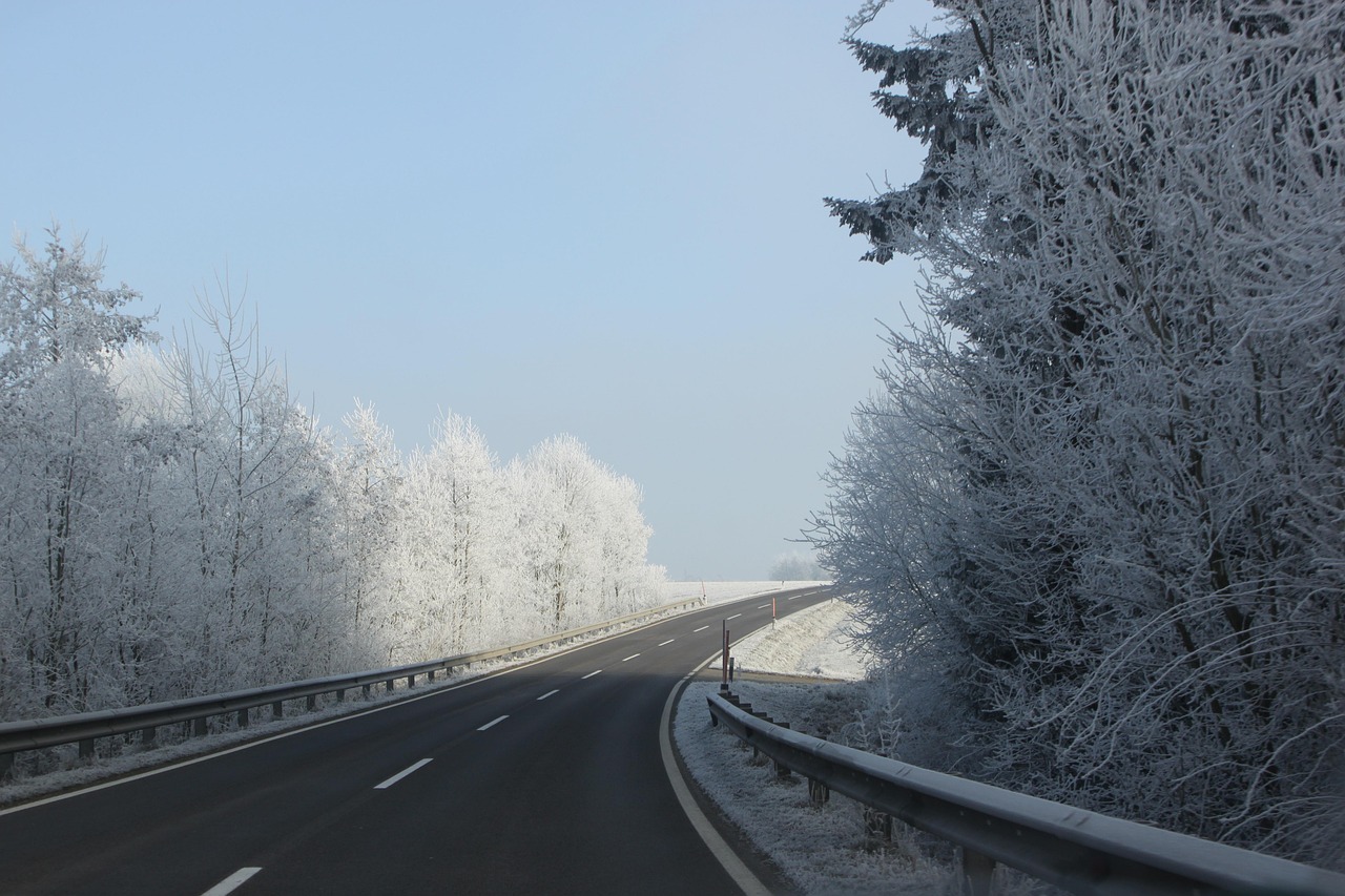 Winter Strasse Himmel - Kostenloses Foto auf Pixabay - Pixabay