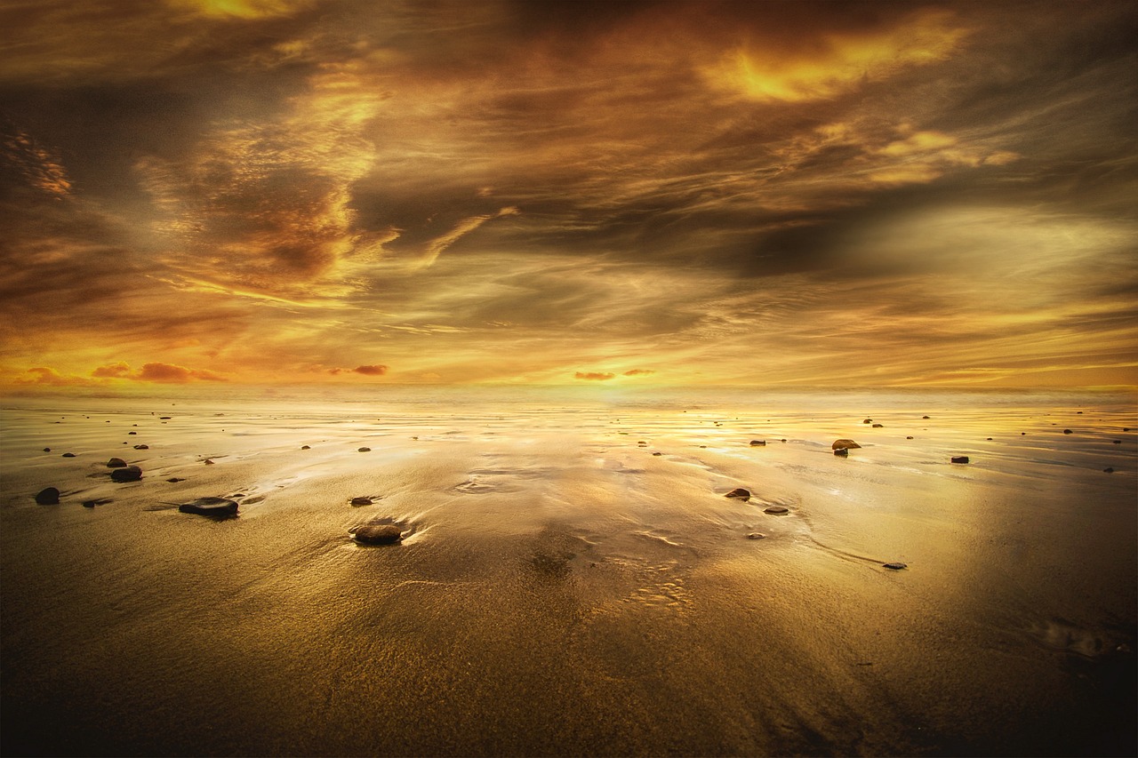 Landscape Sunset Sea - Free photo on Pixabay