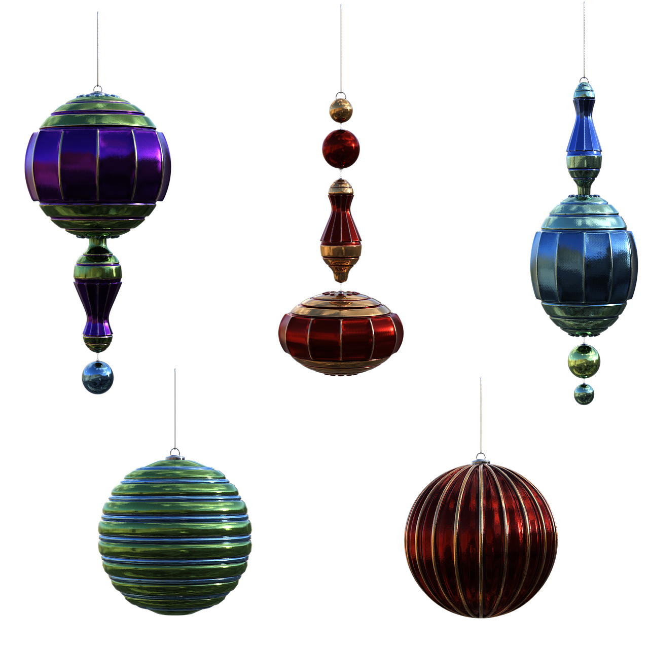 Download Christmas, Ornaments, Baubles. Royalty-Free Stock Illustration ...