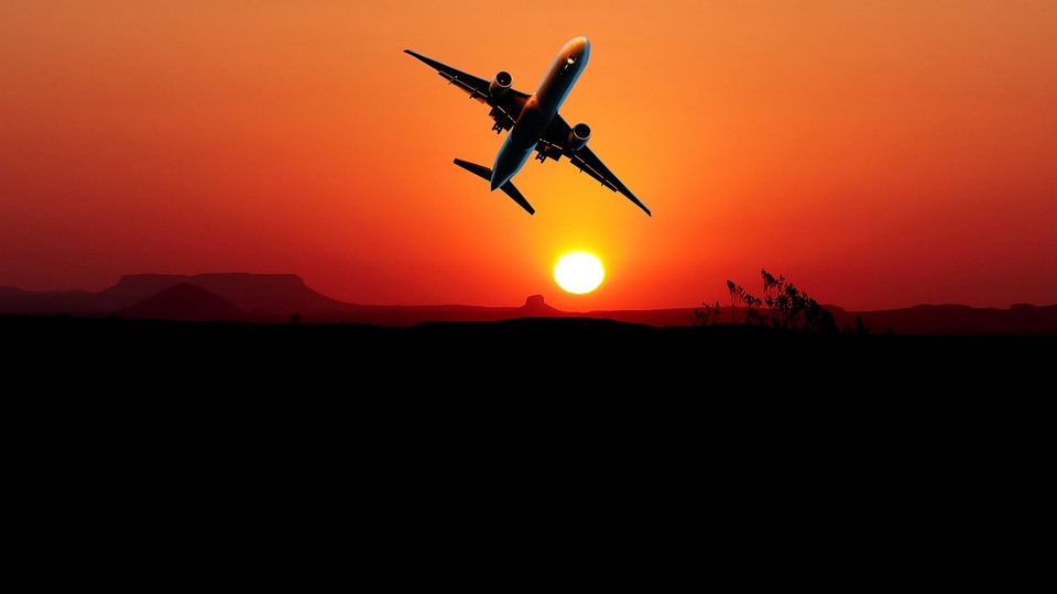 Sunset Plane Flight - Free photo on Pixabay - Pixabay