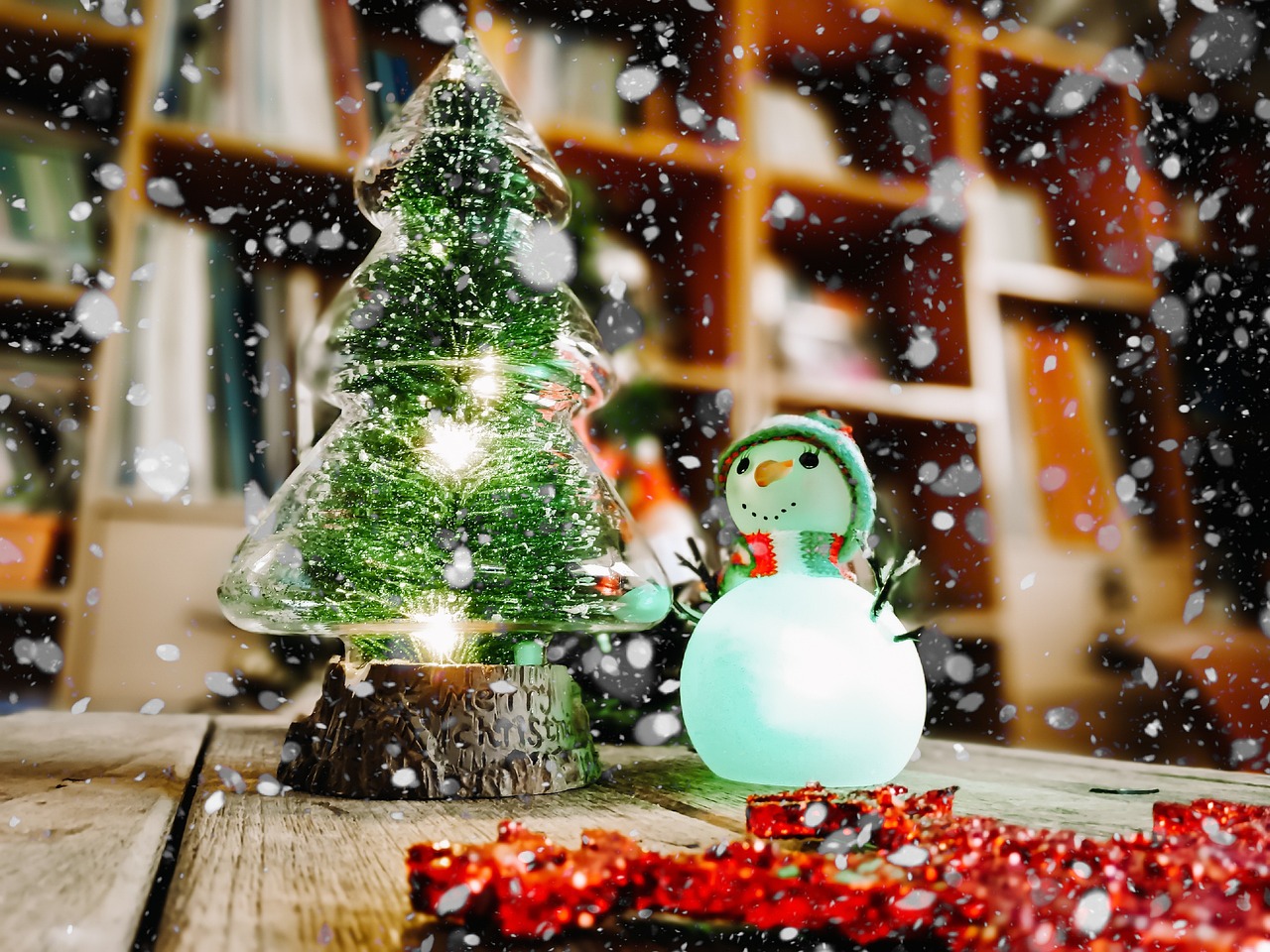 Snowman Christmas Celebration - Free photo on Pixabay