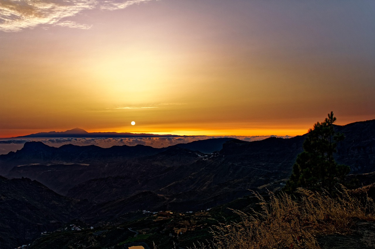 Sunset Spain Canary - Free photo on Pixabay - Pixabay