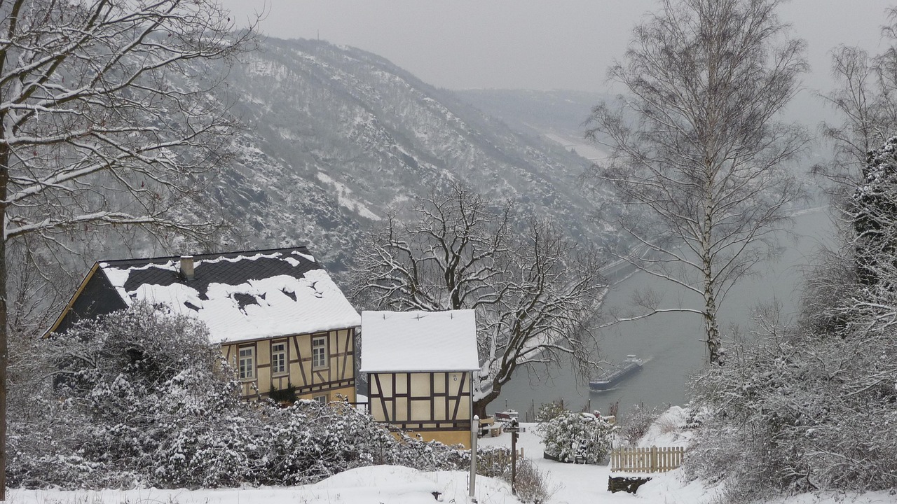 Winter Picture Rhine - Free photo on Pixabay - Pixabay