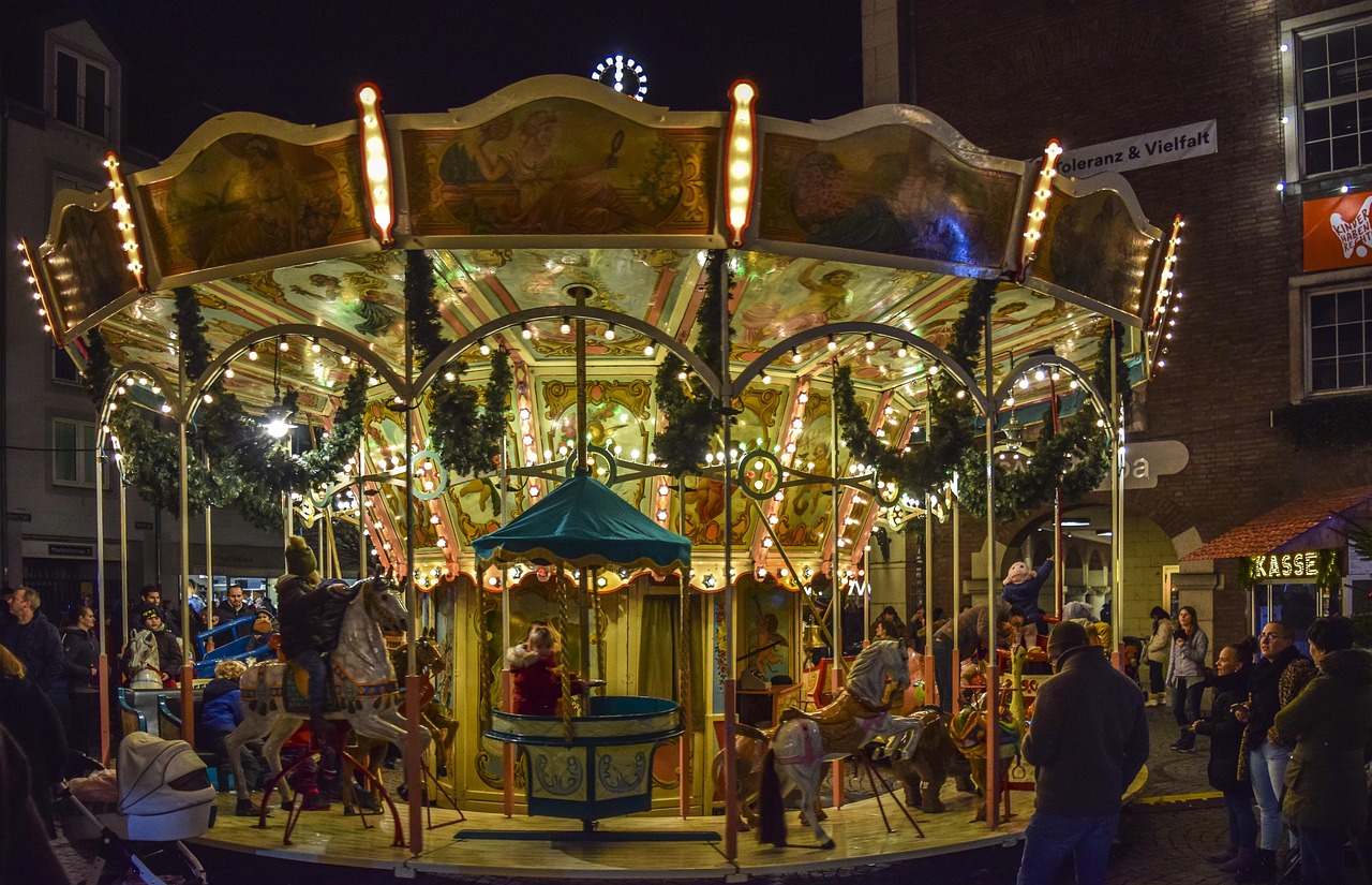 Christmas Market Carousel - Free photo on Pixabay - Pixabay