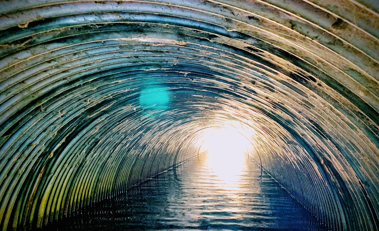 Tunnel Water Sun - Free photo on Pixabay