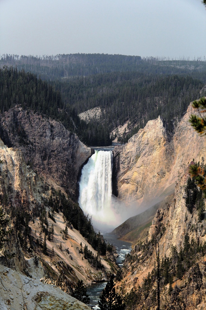 Yellowstone Waterfall Landscape - Free photo on Pixabay - Pixabay