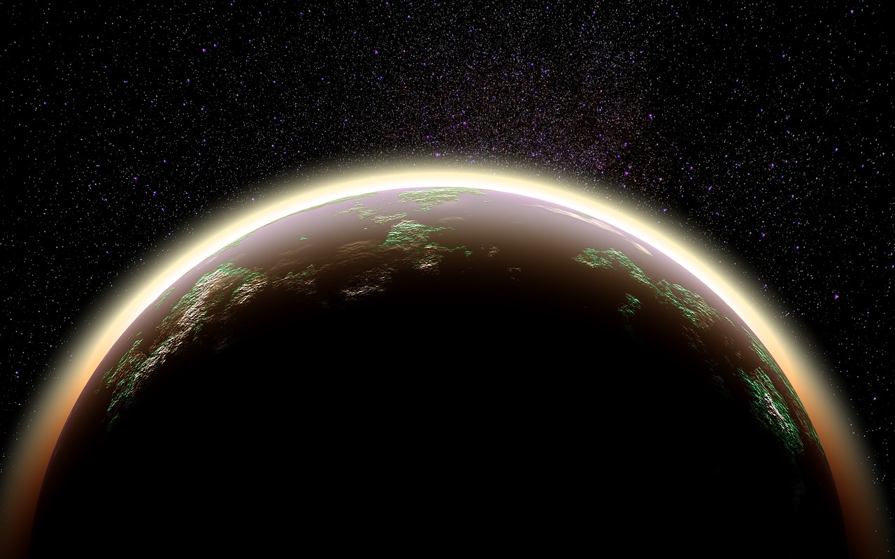 Sunrise Space Earth - Free image on Pixabay