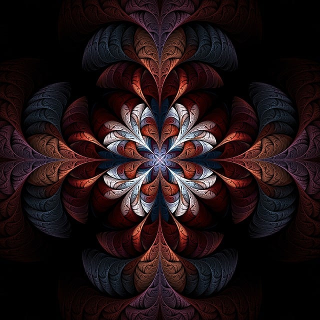 Download Fractal Flower Fantasy Royalty Free Stock Illustration