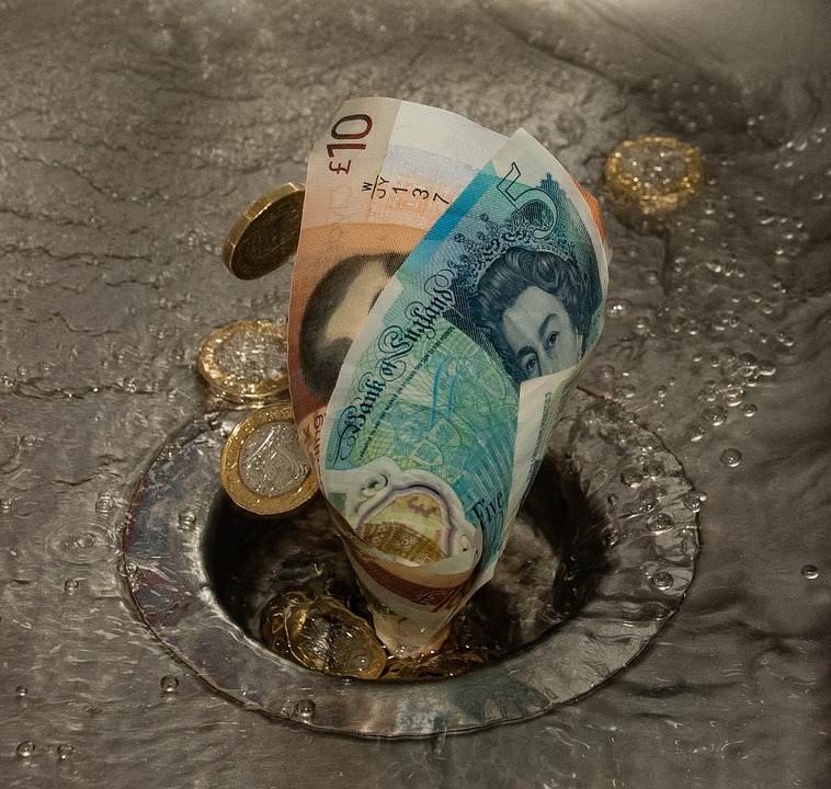 Down The Drain Money Waste - Free photo on Pixabay