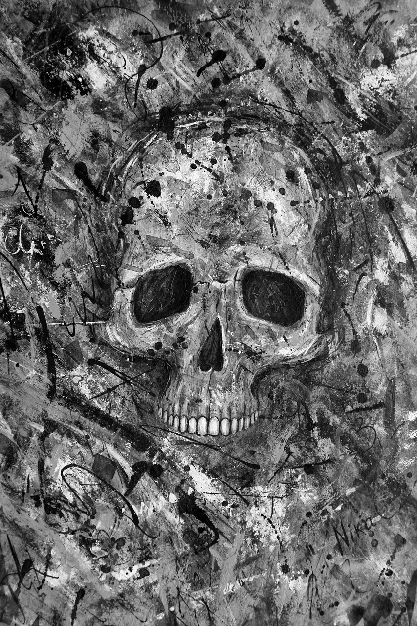 Skull Grunge Hd Wallpaper