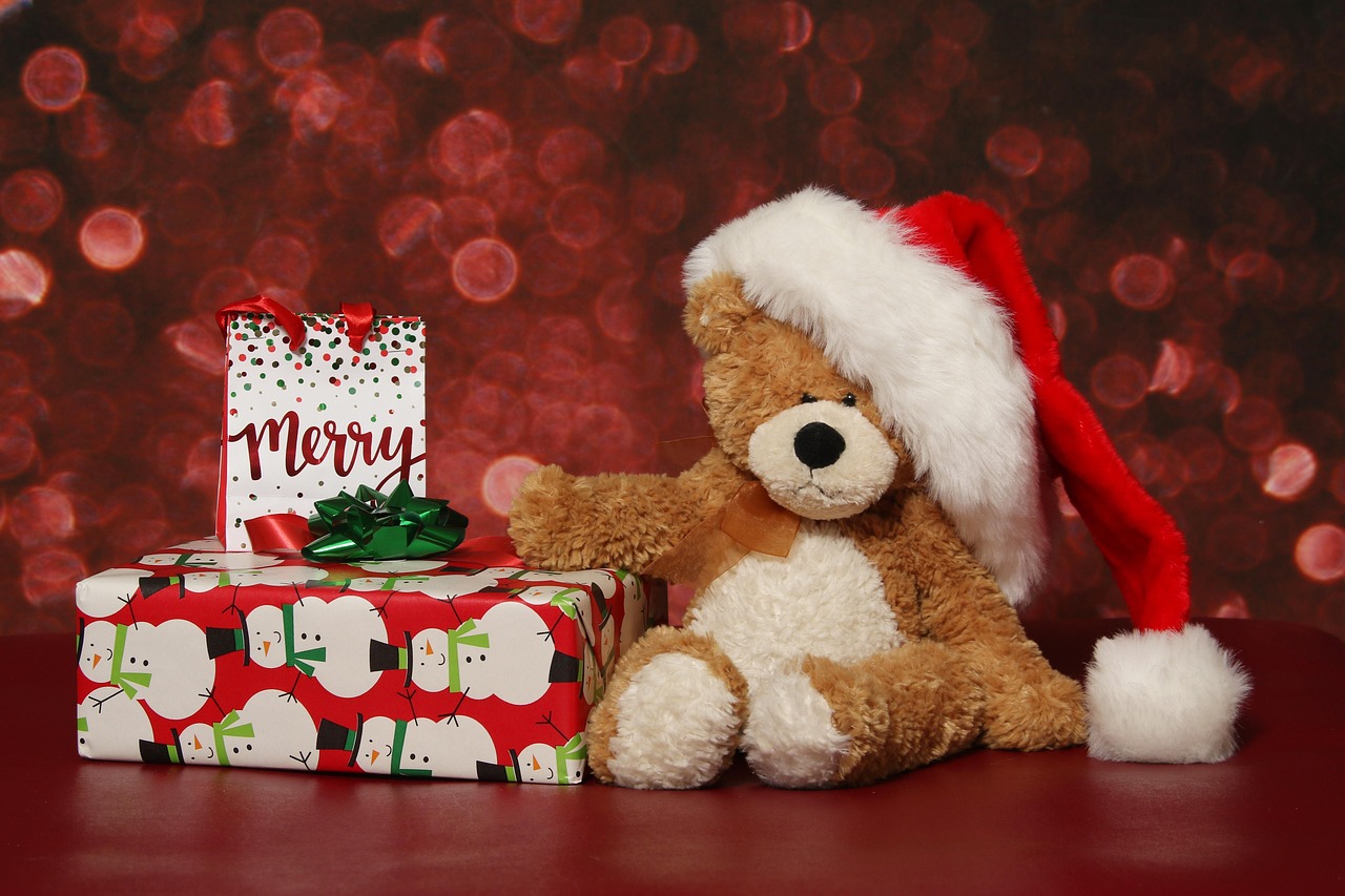 Teddy Bear Wearing Santa Hat - Free photo on Pixabay - Pixabay