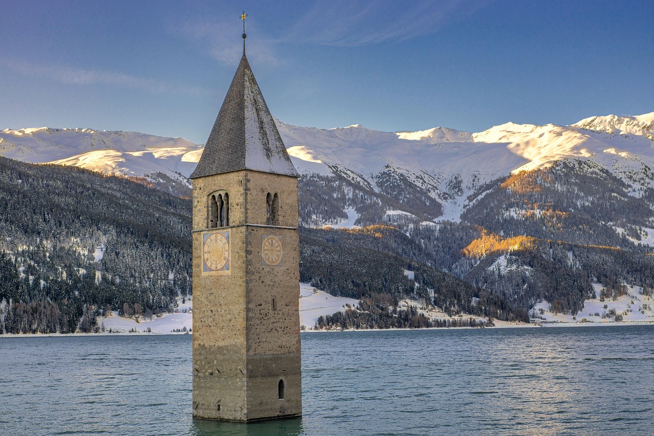 Reschensee Italia Tirol Del Sur - Foto gratis en Pixabay