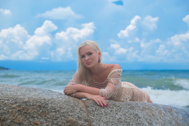 Blonde Vacation Sea Free Photo On Pixabay Pixabay
