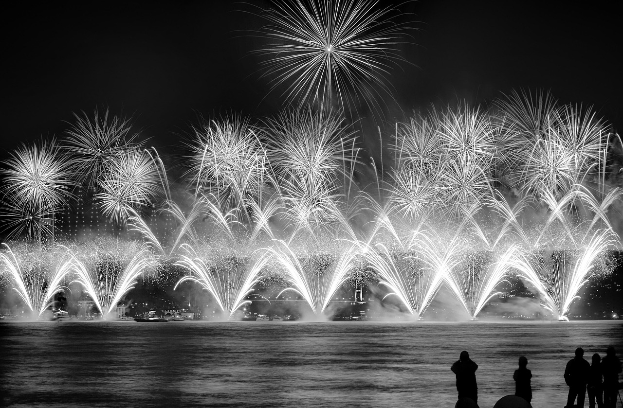 Fireworks Long Exposure Photography Long Exposure Abstract Image