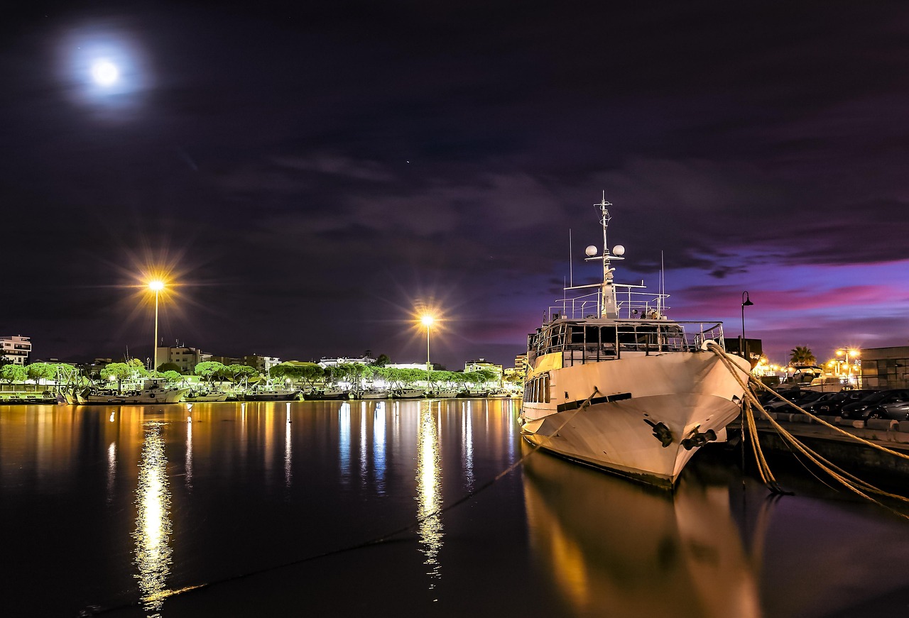Ship Boat Night - Free photo on Pixabay