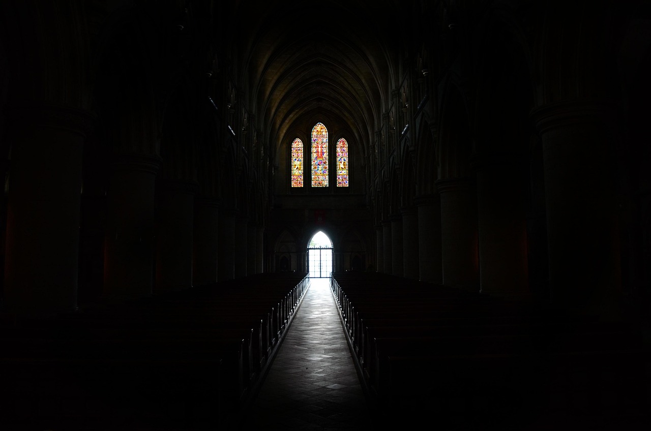 Aisle Cathedral Darkness To Light - Free photo on Pixabay