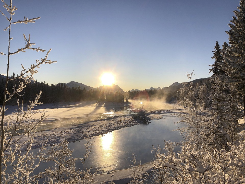 Winter Schnee Fluss - Kostenloses Foto auf Pixabay - Pixabay