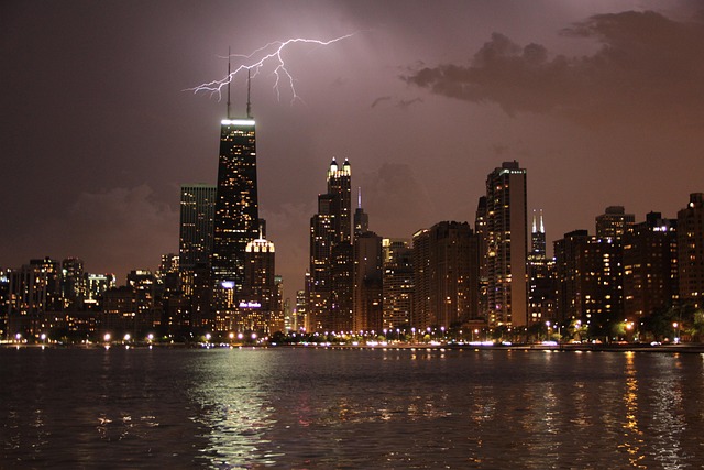 Chicago Blitz Nacht - Kostenloses Foto auf Pixabay - Pixabay