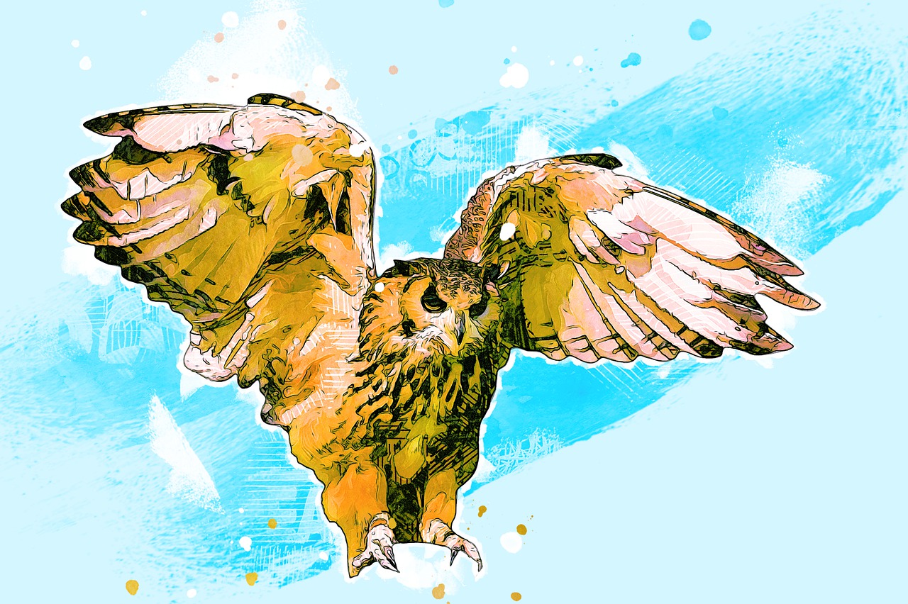50+ Free Owl Flying & Owl Illustrations - Pixabay