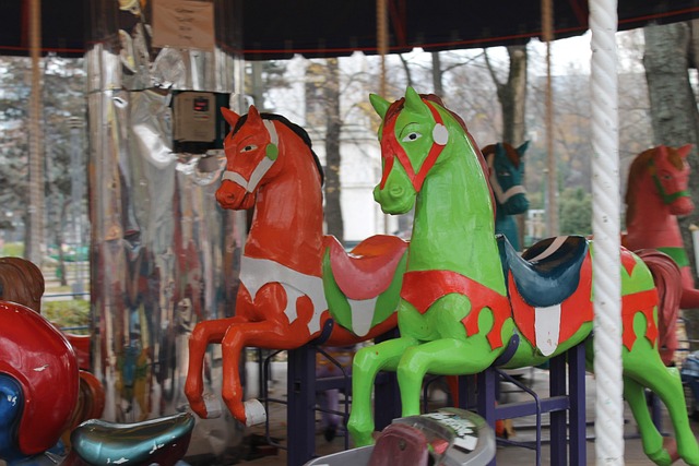 Paard Merry-Go-Roud Retro Luna - Gratis foto op Pixabay - Pixabay