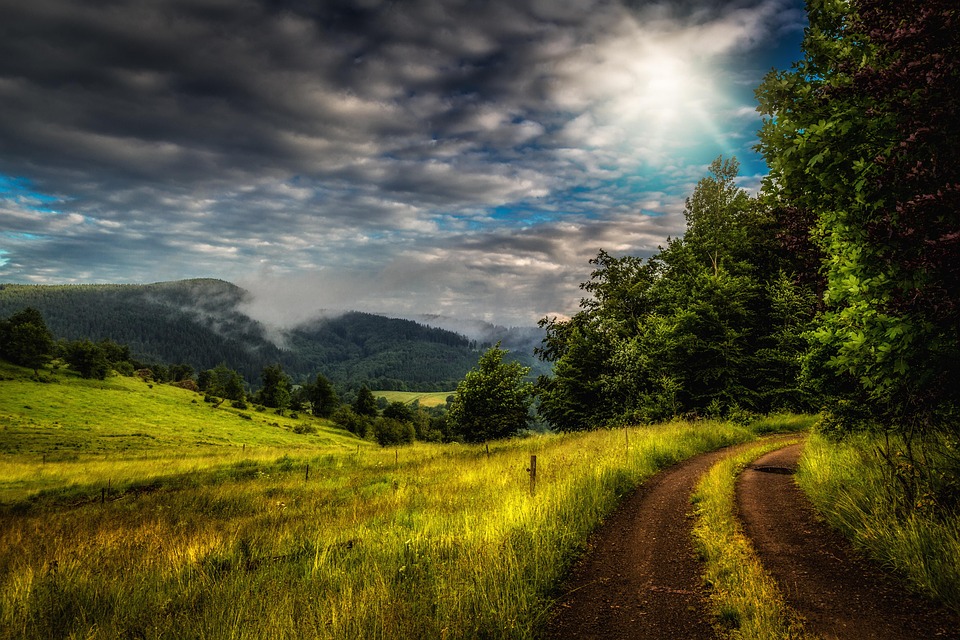 Landscape Sun Path - Free photo on Pixabay - Pixabay