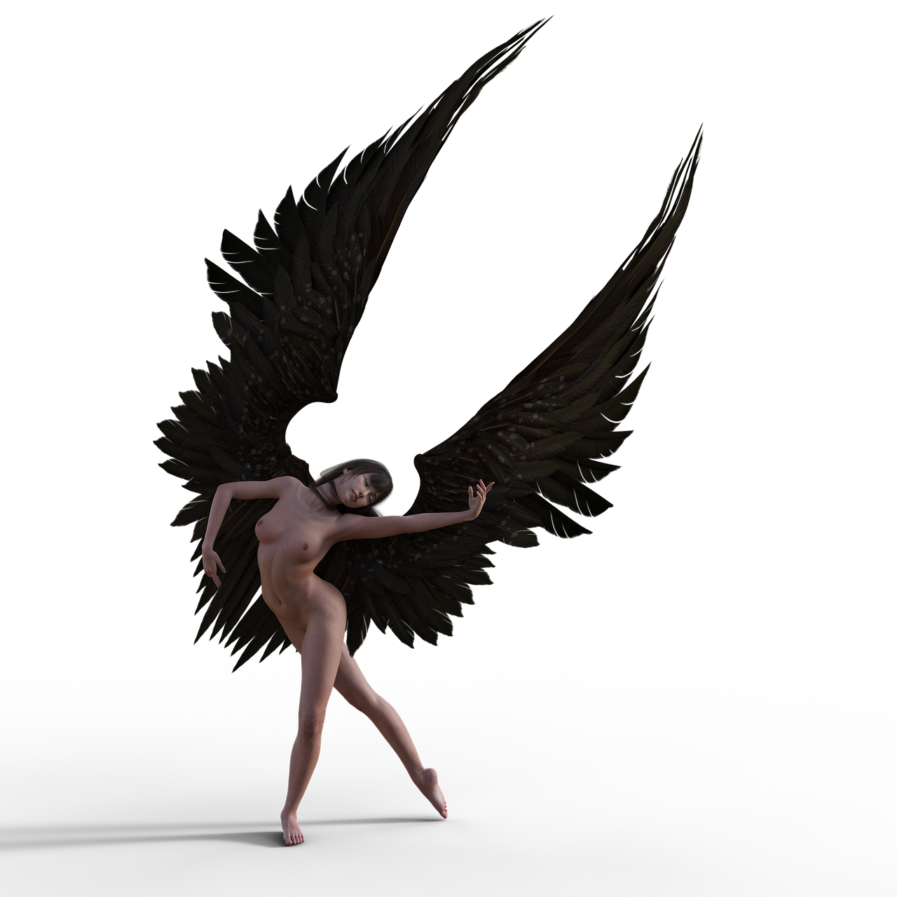 Download Angel, Dancer, Pose. Royalty-Free Stock Illustration Image ...