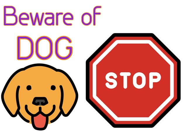 Download Beware Of Dog, Dogs, Beware. Royalty-Free Stock Illustration ...