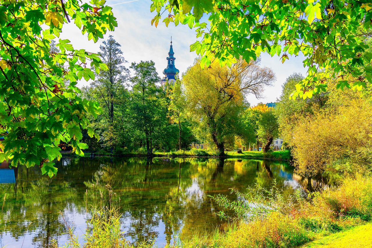 The Village Pond Autumn Mood - Free photo on Pixabay - Pixabay