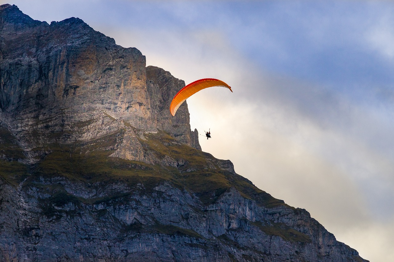 Paraglider Rock Mountains - Free photo on Pixabay