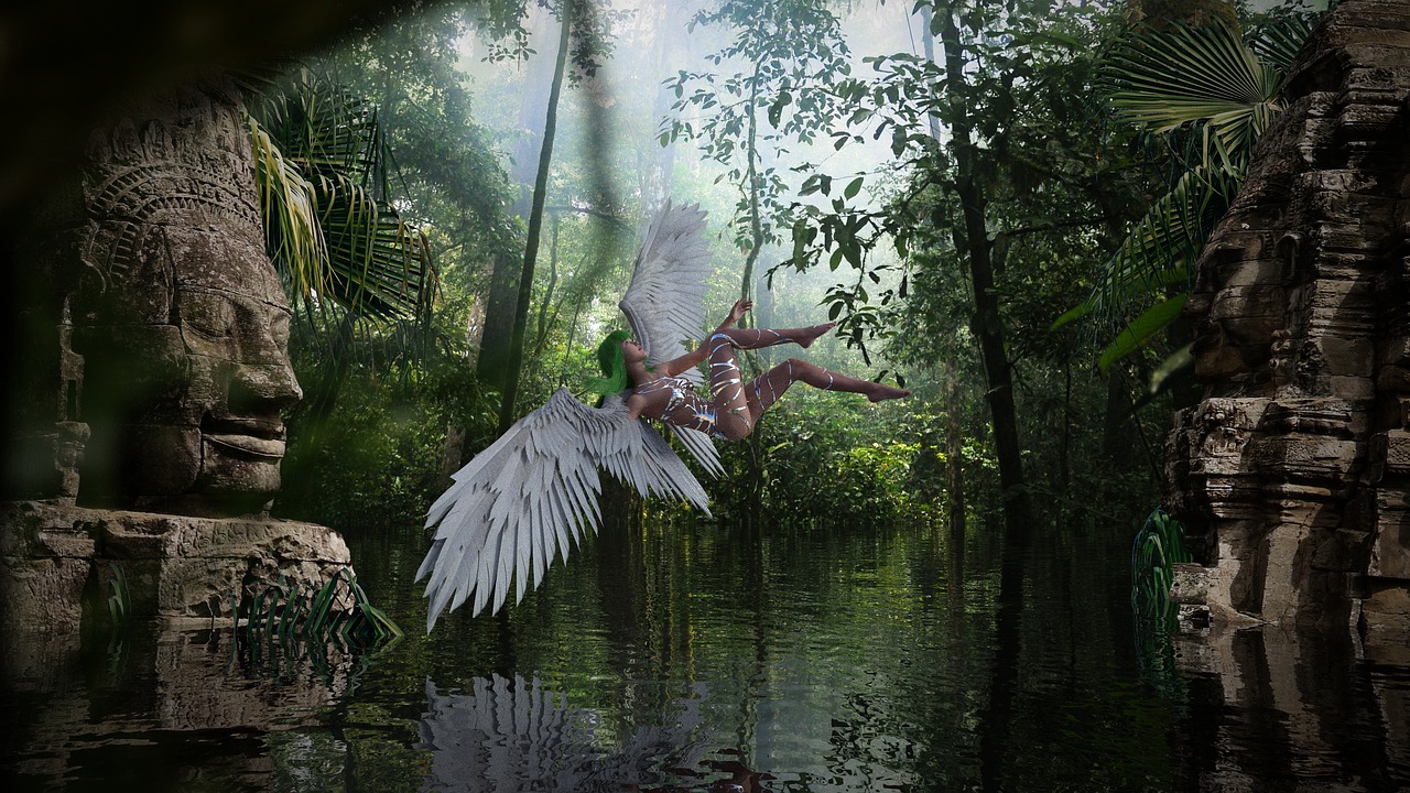 Download Angel, Ruins, Ancient. Royalty-Free Stock Illustration Image ...
