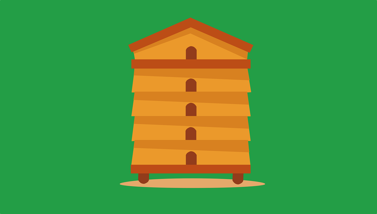 Download Bee, Beehive, Hive. Royalty-Free Vector Graphic - Pixabay