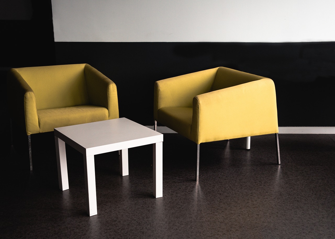 Armchairs Yellow Design - Free photo on Pixabay