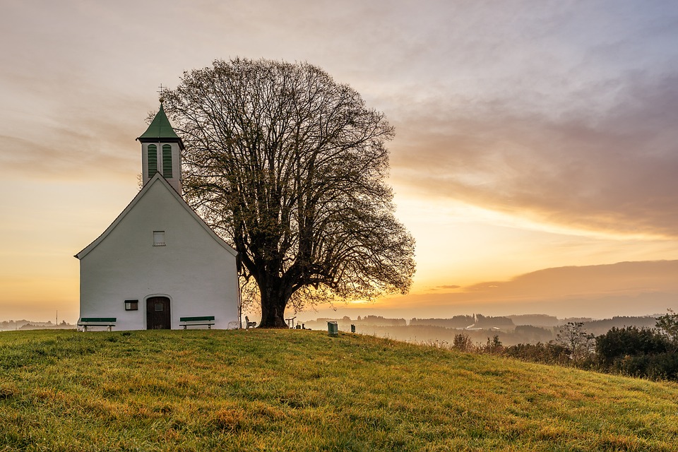 Church Sunset Nature - Free photo on Pixabay