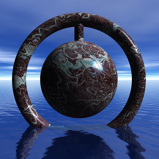 Download Sphere, Torus, Reflection. Royalty-Free Stock Illustration ...