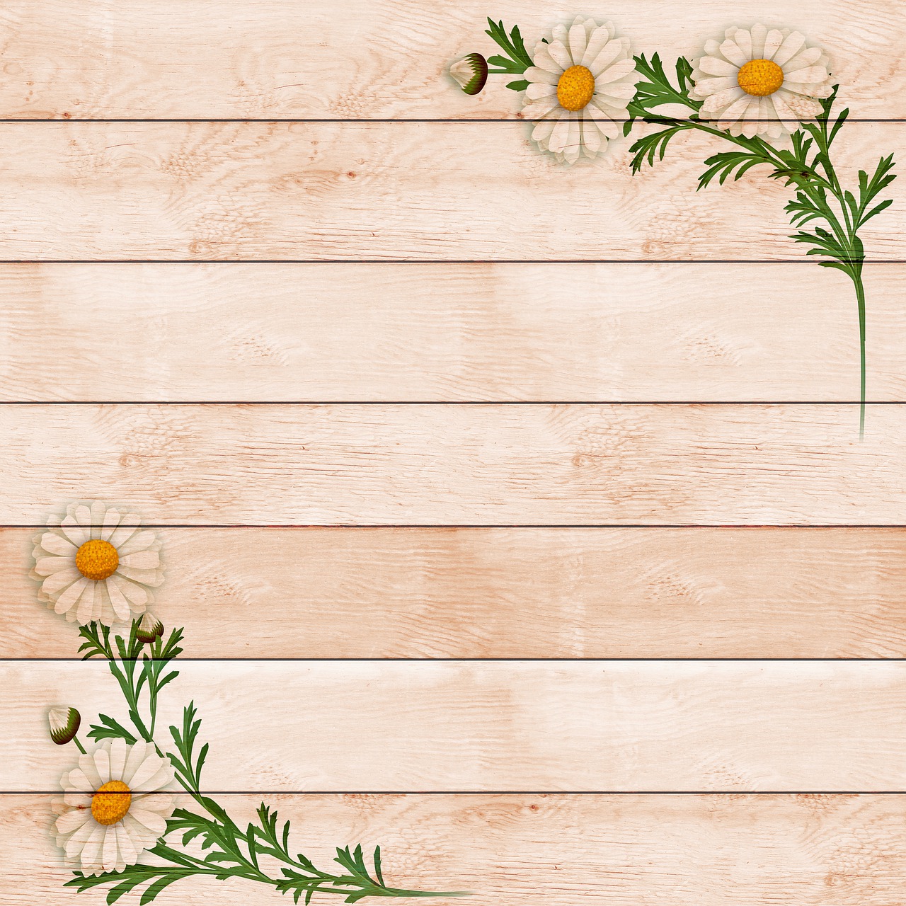Wood And Floral Paper Background - Free image on Pixabay